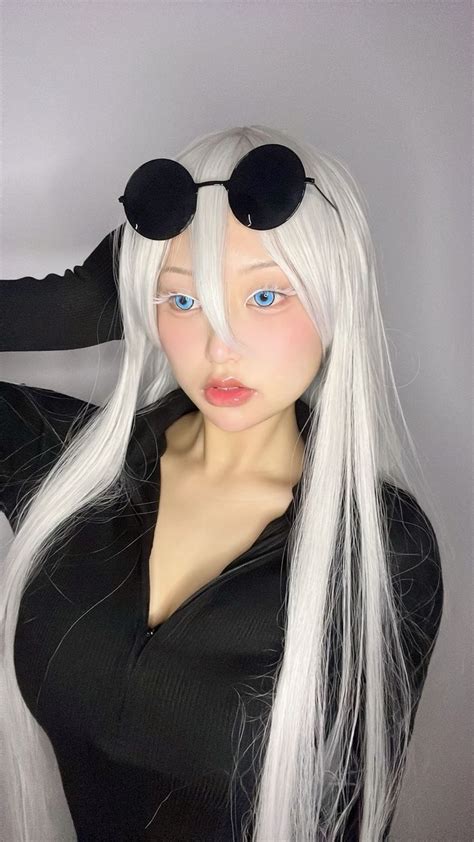 Fem Gojo Cosplay In 2024 Hot Halloween Outfits Cosplay Makeup