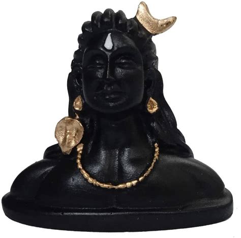 Adnate C2 Adiyogi Mahadev Shiv Statueantique Finish Lord Adiyogi Showpiece Idol Murti