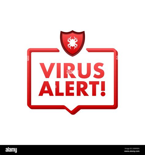 Danger Symbol Vector Illustration Virus Protection Computer Virus