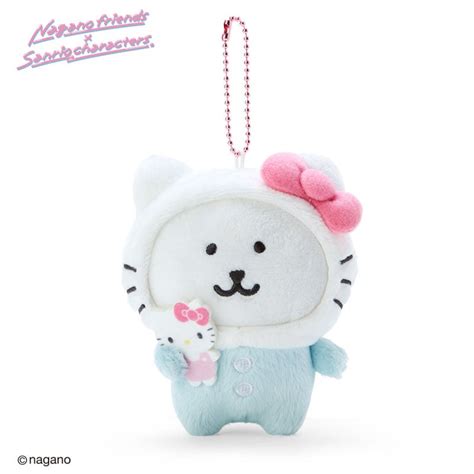 산리오 산리오 나가노 프렌즈 콜라보 헬로 키티 농담곰 마스코트 키링 키홀더 인형 일본 직구 위시버킷