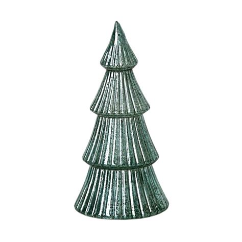 楽天市場LEDアンティークブルーガラスツリー S クリスマス 装飾 デコレーション ガラス 硝子 ツリー