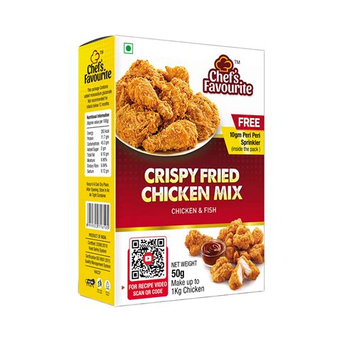 Crispy Fried Chicken Masala Mix For 1kg Chicken Free Peri Peri