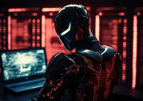 Premium AI Image AIdriven Cybersecurity Software Updating Itself Autonomously To Stay Ahead Of