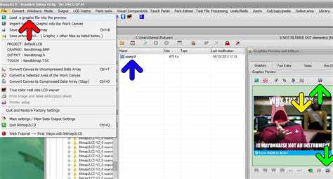 How To Use Bitmap2cld Before Version 30 Bitmap2lcd Software Tool Blog About Glcd