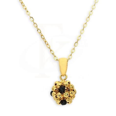 Buy 18k Gold Ball Shaped Necklace At Fk Jewellers Fkjnkl18k2344