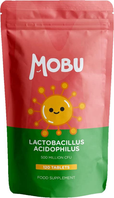 Acidophilus Lactobacillus 50mg Probiotic 120 Tablets 500 Million Cfu