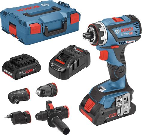 Bosch Professional GSR 18V 60 FC Professional Accu Boormachine Blauw