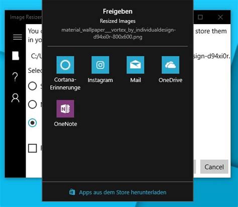 App Empfehlung Bildgröße ändern Mit Der Image Resizer Uwp Windowsunited