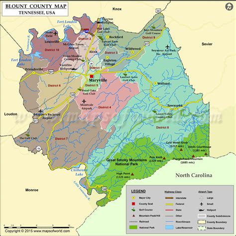 Map Of Blount County