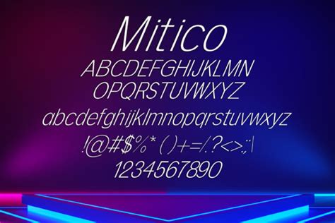 Mitico Font Fonts Free Downloads