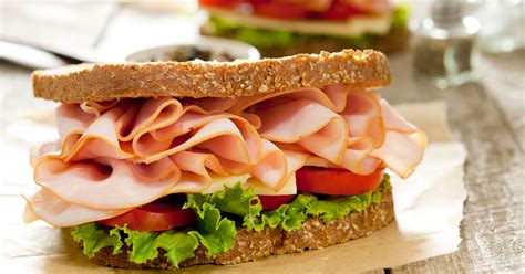 Sándwich de avena y jamón de pavo Granvita