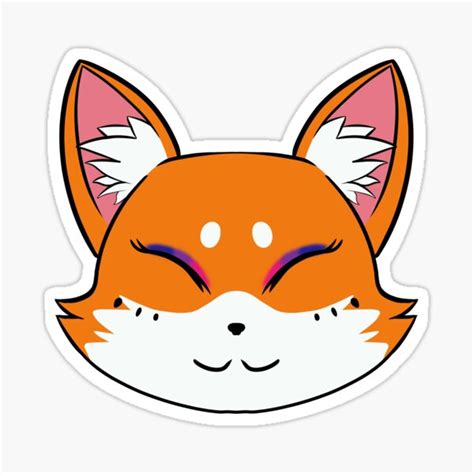 Bi Pride Fox Sticker For Sale By Pumpkinramen Redbubble