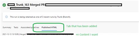 Get The Output Of A Azure Pipeline Tab Stack Overflow