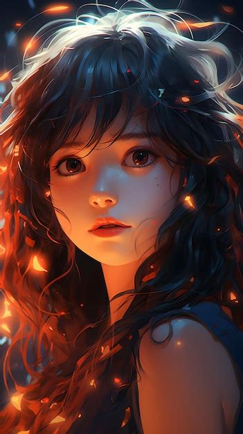 Une Fille De 18 Ans Beaux Détails Complexes Anime Manga Style Manwha