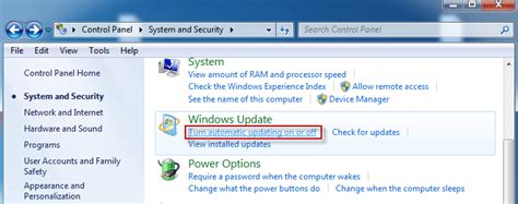 How Do I Turn Off Automatic Updates On Windows 7