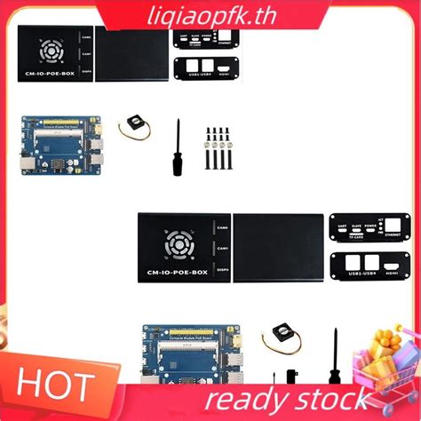 Ready Store Compute Module Poe Board Case Fan Kit สําหรับ Raspberry