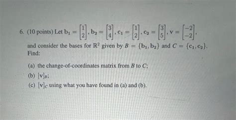 Solved 6 10 Points Let Chegg Com