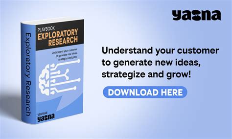 Exploratory Research Playbook Practical Guide And Templates By Yasnaai