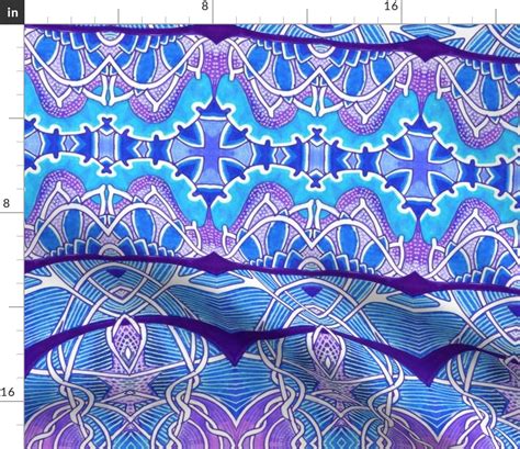 Yikes Stripes Fabric Spoonflower