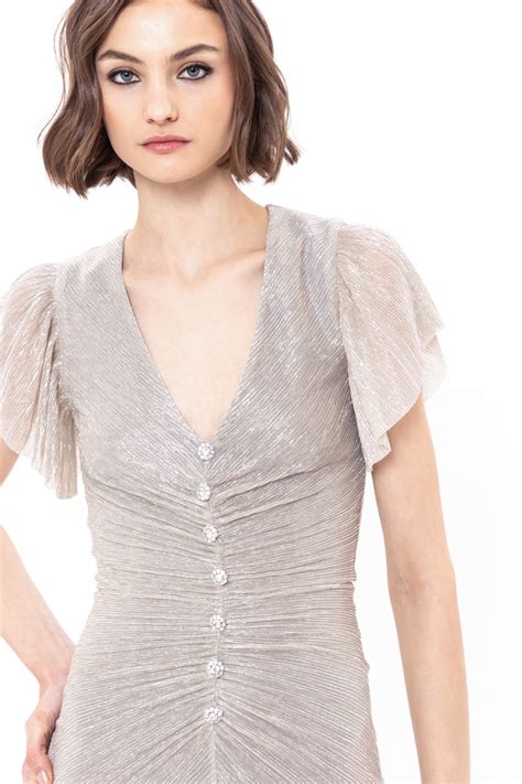 Rochie Cu Detalii Din Cristale RS14241 NISSA