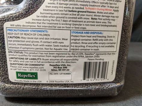 Repellex Mole And Gopher Repellent 7 Lbs Dutch Goat