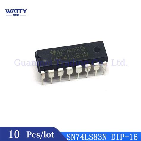 10pcslot Sn74ls83n Dip 16 Hd74ls83p 74ls83 Countdivider Chip Logic Ic