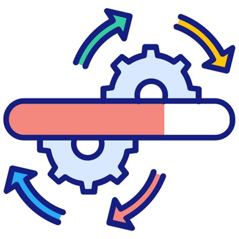 System Update Generic Outline Color Icon