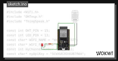 Dh22 Wokwi Esp32 Stm32 Arduino Simulator