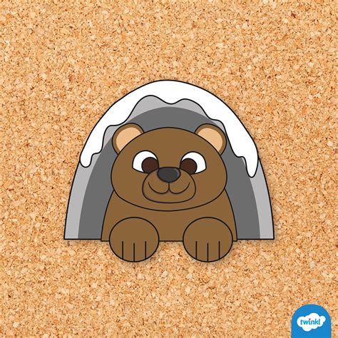 Hibernating Bear Craft Etsy