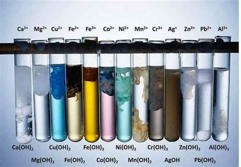Colorful Test Tubes In Chemistry Lab Table Of Chemicals Types Of