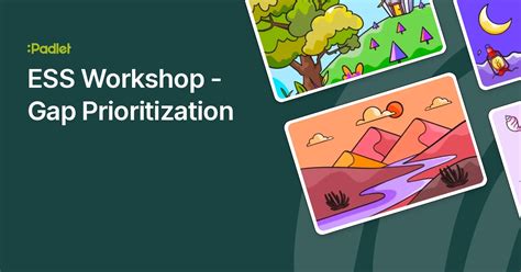 Ess Workshop Gap Prioritization