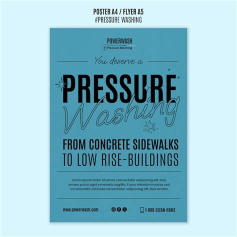 Free Psd Pressure Washing Template Design
