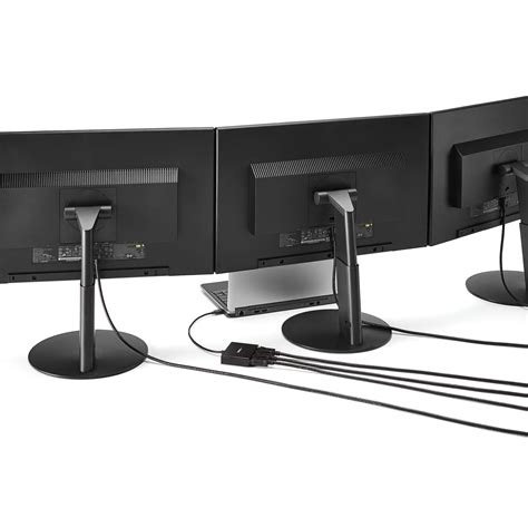 3 Port Multi Monitor Adapter Usb C To 3x Displayport 12 Video