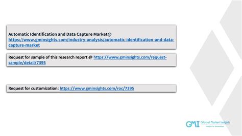 Ppt Automatic Identification And Data Capture Market Growth Potential And Forecast 20