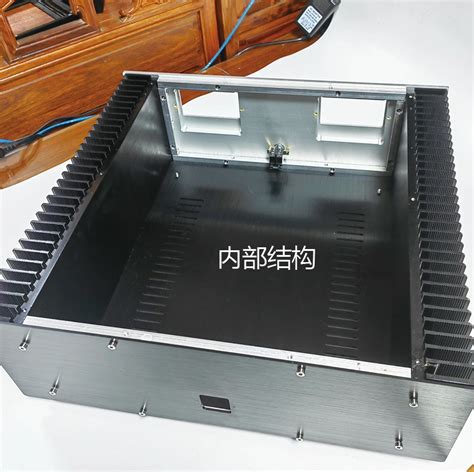 400 Deep Full Aluminum Class A Amplifier Chassis Diy Hifi Audio Amp Case With Heatsink