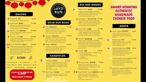 Jayd Bun Menu Youtube