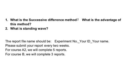Solved 1 What Is The Successive Difference Method What Is