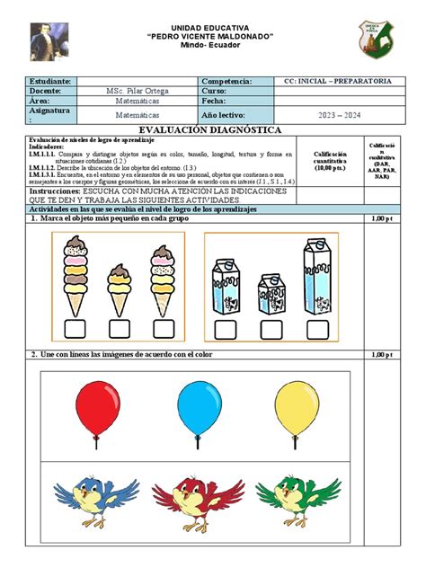 Evaluación Diagnóstica 2023 2024 Aula Nee Preparatoria Pdf