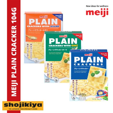 Meiji Plain Cracker 104g Lazada