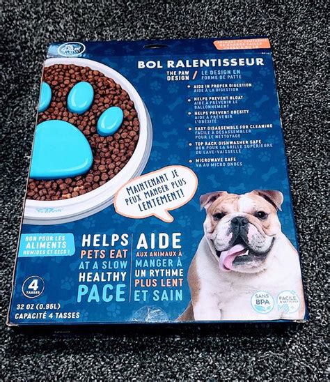 Pawperfect Slow Feeder Bowls For Dogs 4 Cups Petco