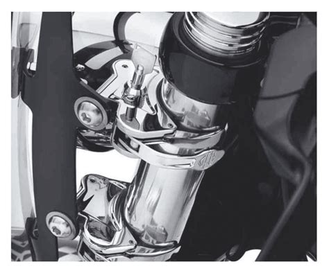 41mm Locking Quick Release Windshield Clamp Chrome Harley Davidson