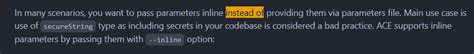 Inline Params Param File Issue 106 TheCloudTheory Arm Estimator