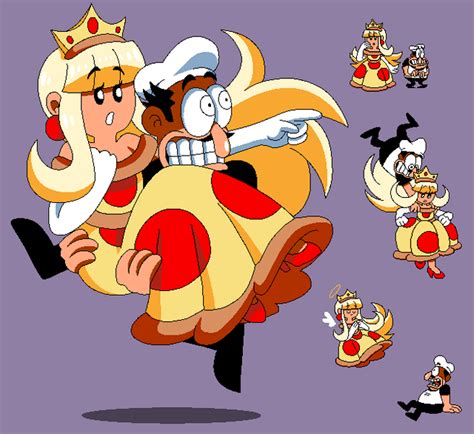 Peppino Spaghetti And Pizza Princess Original And 1 More Drawn By Tinytoxicwaste101 Danbooru