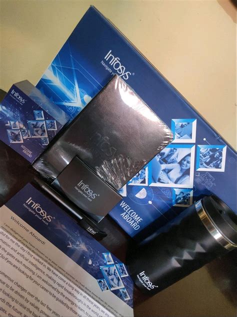 Thank You Infosys For Such A Wonderful Welcome Kit Im Delighted To Be