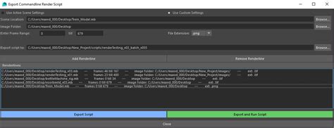 export commandline renderscript for maya free rendering scripts