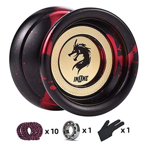 Inone Dragons Yoyo Non Responsive Yo Yos Aluminum Alloy Metal Unresponsive Yoyos Flame