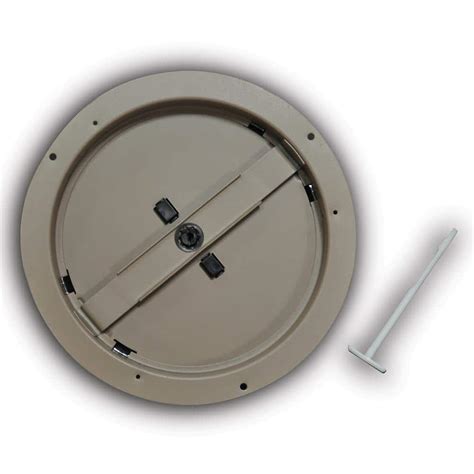 Truaire 10 In Steel Round Air Diffuser Damper 801x10 The Home Depot