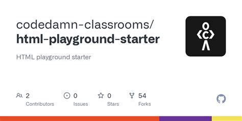 Github Codedamn Classroomshtml Playground Starter Html Playground