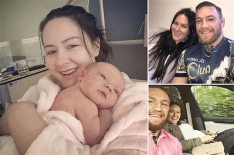 Conor Jack Mcgregor Born Proud Daddy Conor Mcgregor Shares First