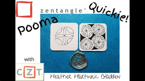 Pooma Zentangle® Quickie Youtube